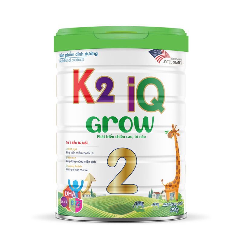 K2 IQ Grow - Dược Phẩm Hà Nội Milk