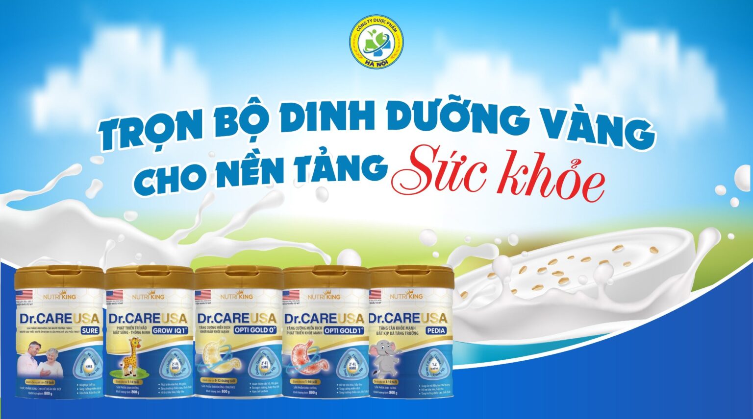 Trang chủ - Dược Phẩm Hà Nội Milk