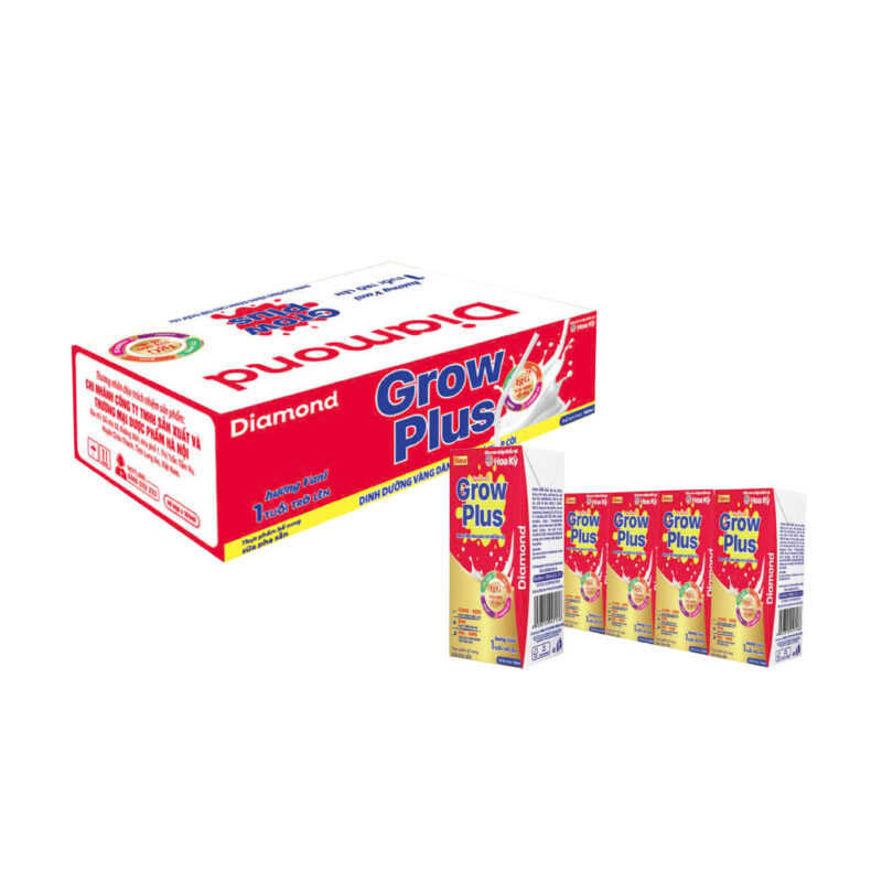 Diamond Grow Plus Đỏ - Dược Phẩm Hà Nội Milk